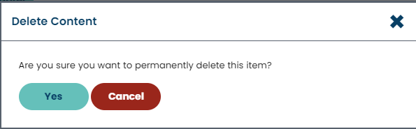 Deleting Content (PDFs) – Digital Content Store